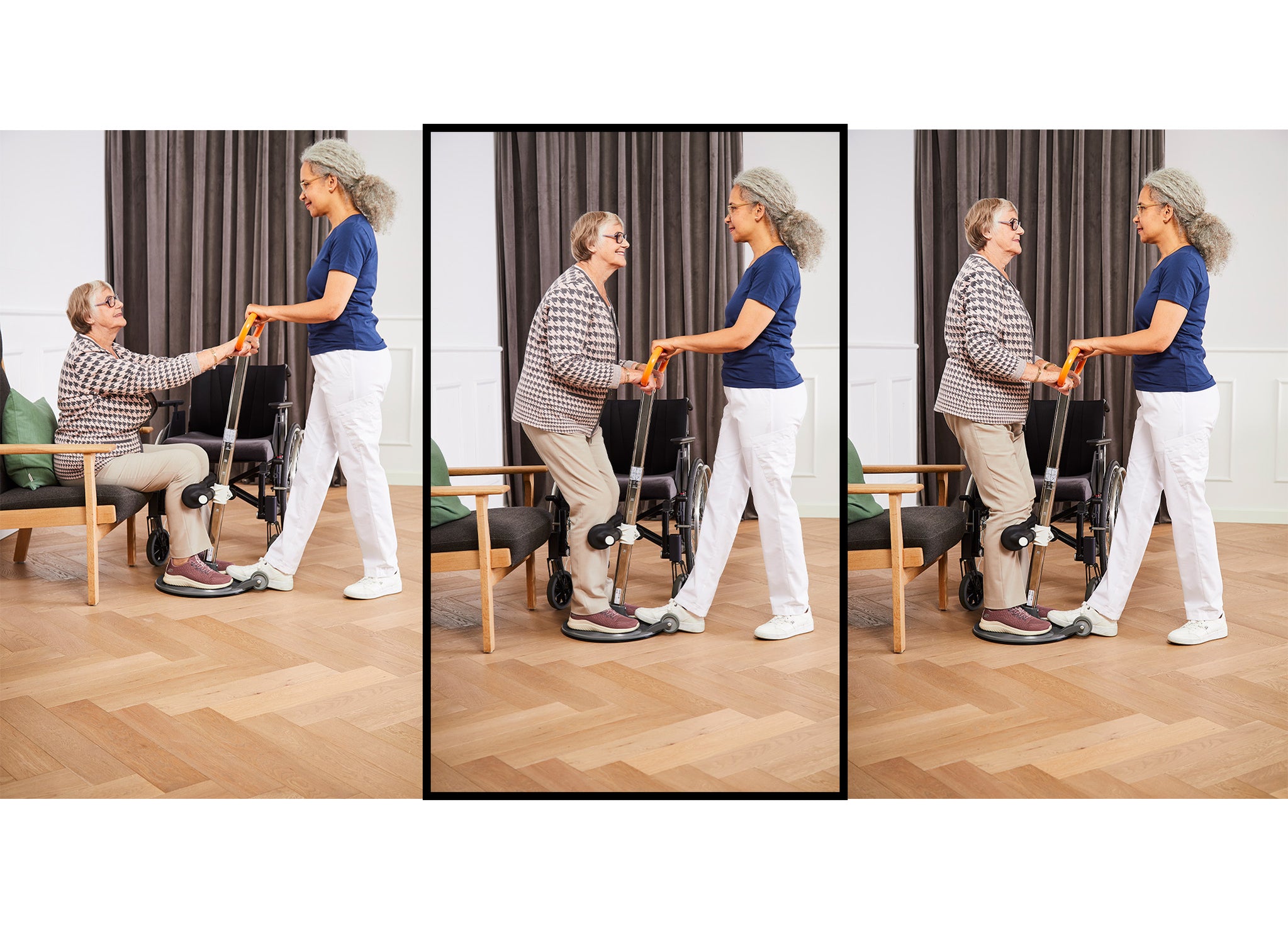 Etac Turner Pro easy to use pivot in place sit to stand aid — ShopHoverTech